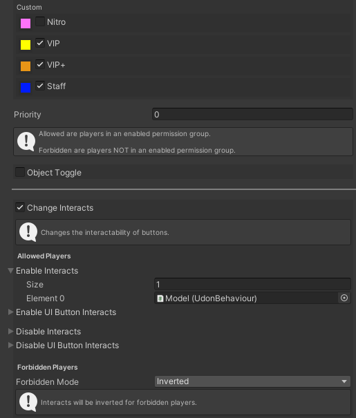 Documentation - Permission System